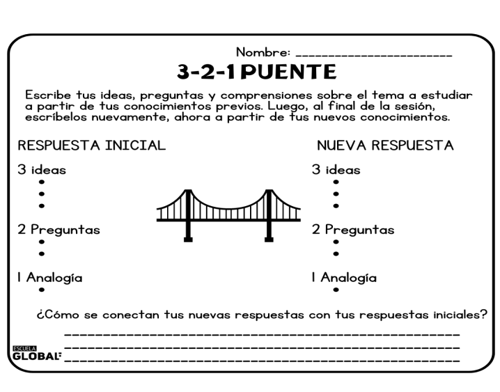 3-2-1 Puente | Escuela Global